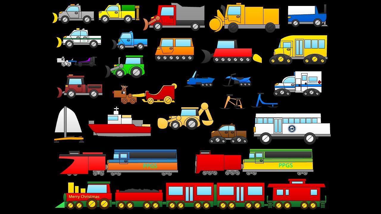 The Kids' Picture Show Scratch Version:Winter Vehicles Duo Pack - YouTube