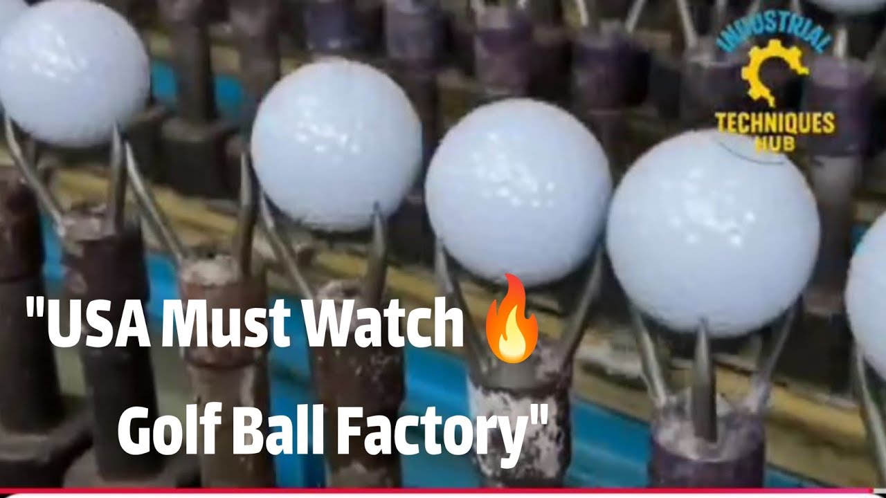 Golf Ball Manufacturing Process | Special for USA Viewers ...