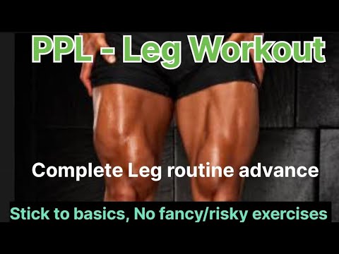 PPL - Leg Workout Schedule Part -1, Beginners Workout Schedule, Legs ...