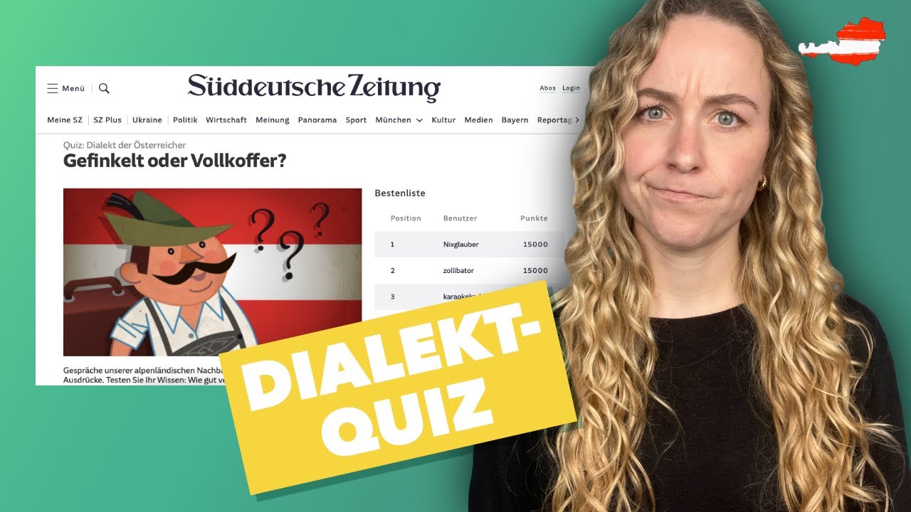🇦🇹 🤔 Österreich-Dialekt-Quiz: Was heißen diese österreichischen ...