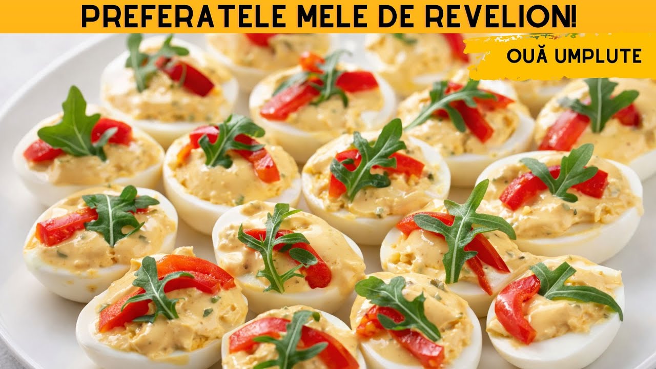 Ouale umplute in 10 minute - aperitiv perfect pentru orice petrecere ...