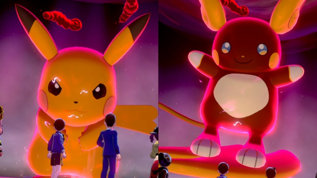 Shiny Pikachu & Alolan Raichu - Pikachu Den Raid Event - YouTube