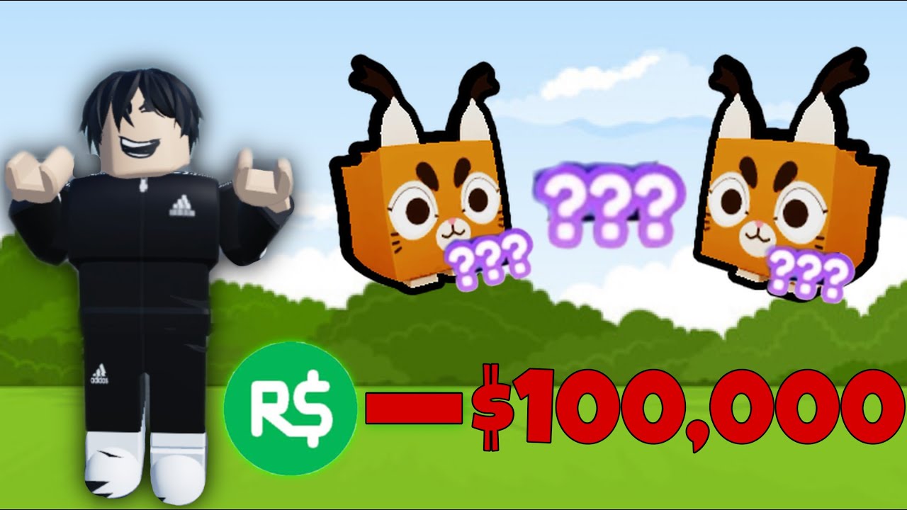 I Spent $100,000 ROBUX to hatch EXCLUSIVE PETS in Pet Simulator X ...