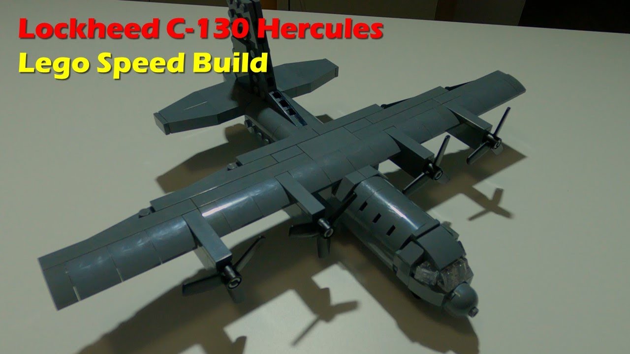 Lego Lockheed C-130 Hercules - Speed Build - YouTube