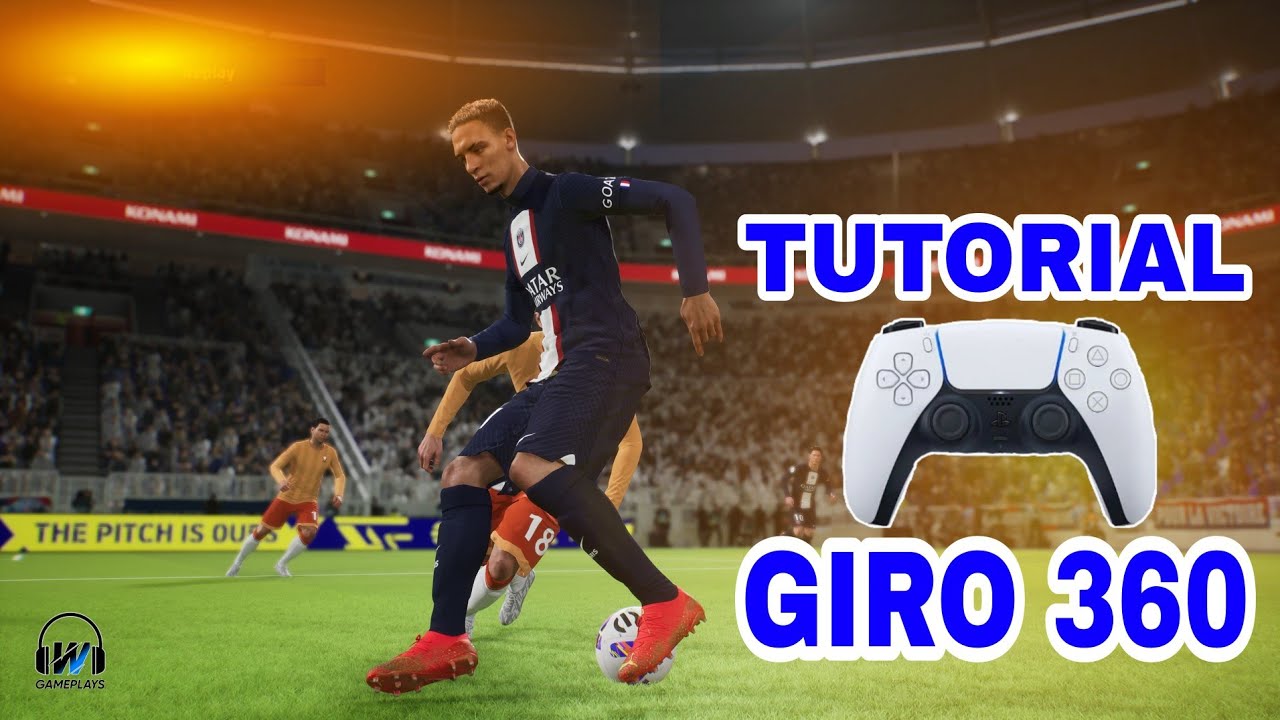 TUTORIAL DE DRIBLES|APRENDA A FAZER GIRO 360| EFOOTBALL 2024 - YouTube