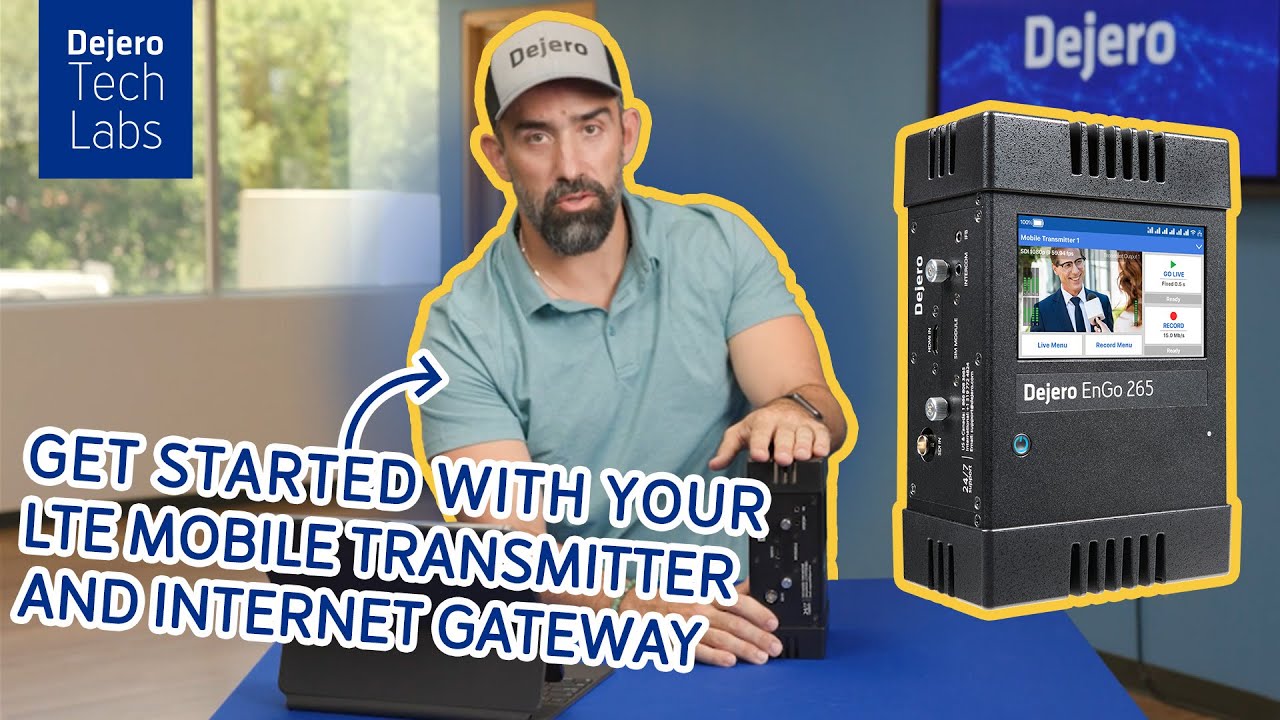 DTL: Get started with the EnGo 265, LTE mobile transmitter and internet gateway - YouTube