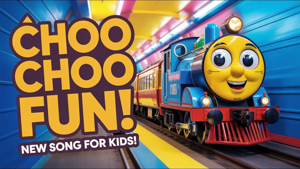 Fun Kids Train Song | Choo Choo Nursery Rhyme | Toddler Preschool ...