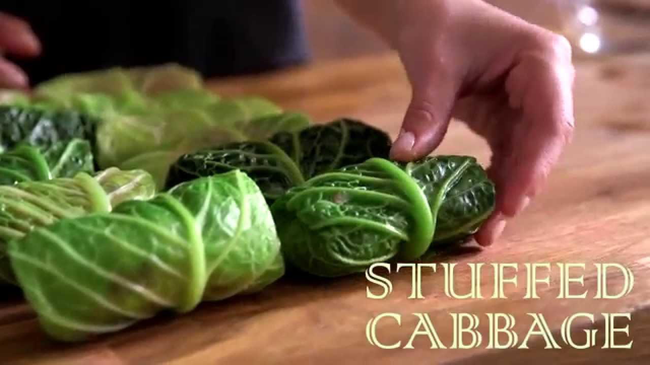 Stuffed Cabbage with Olia Hercules - YouTube