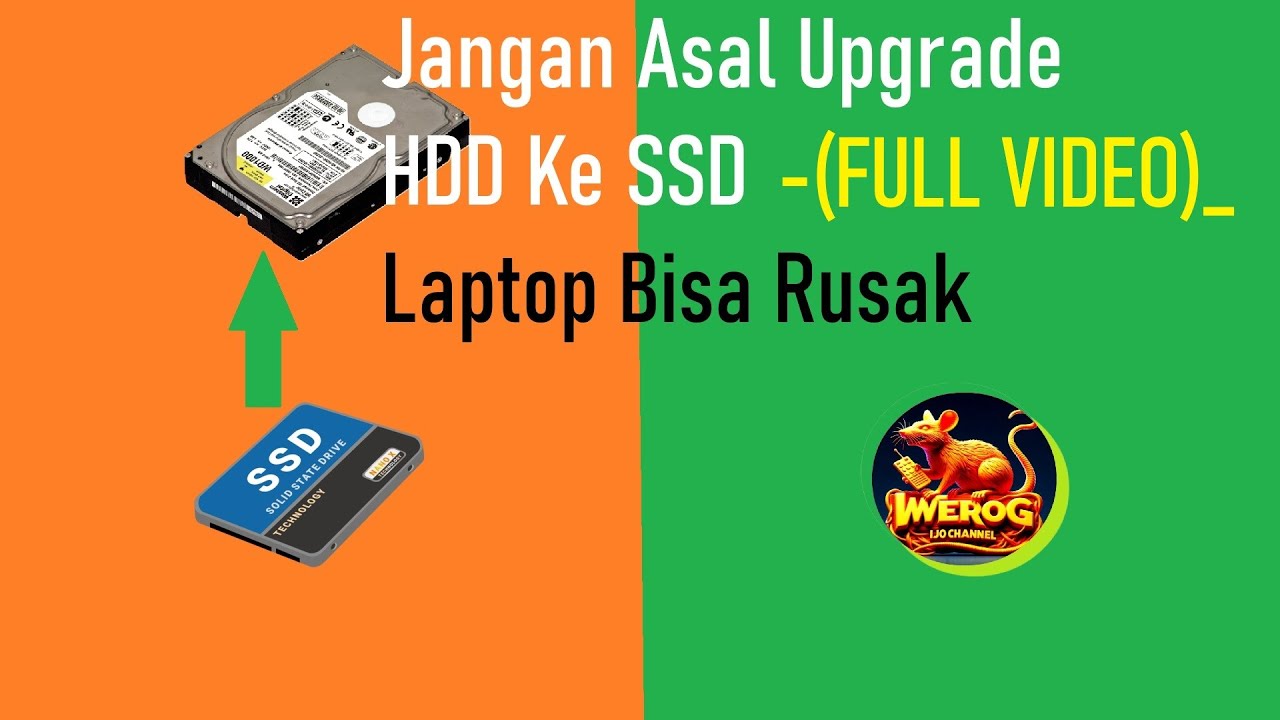 Apakah Benar Upgrade HDD Ke SSD Murahan Bisa Merusak Laptop - YouTube