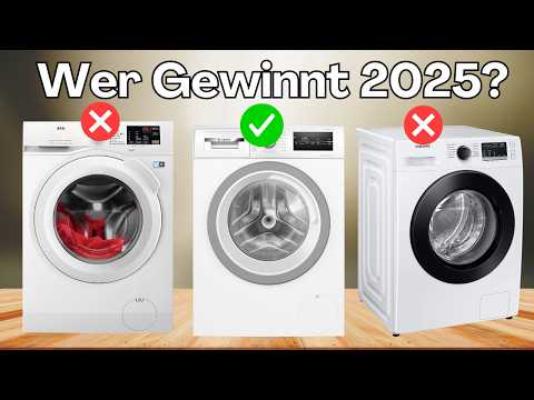 Die besten Waschmaschinen 2025 im großen Vergleich – von günstigen Einsteigern bis High-End-Geräten!