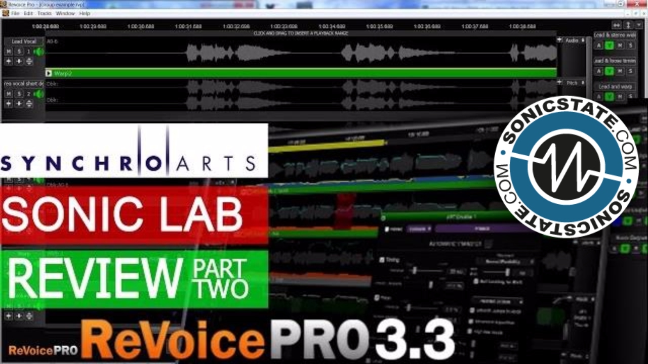 Revoice Pro - Vocal Timing and Pitch Editing - SonicLAB Review (Part 2 ...