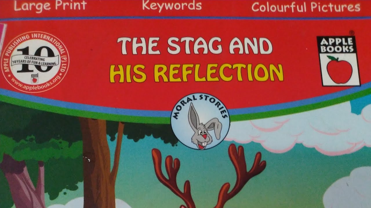 the stag and his reflection story - YouTube
