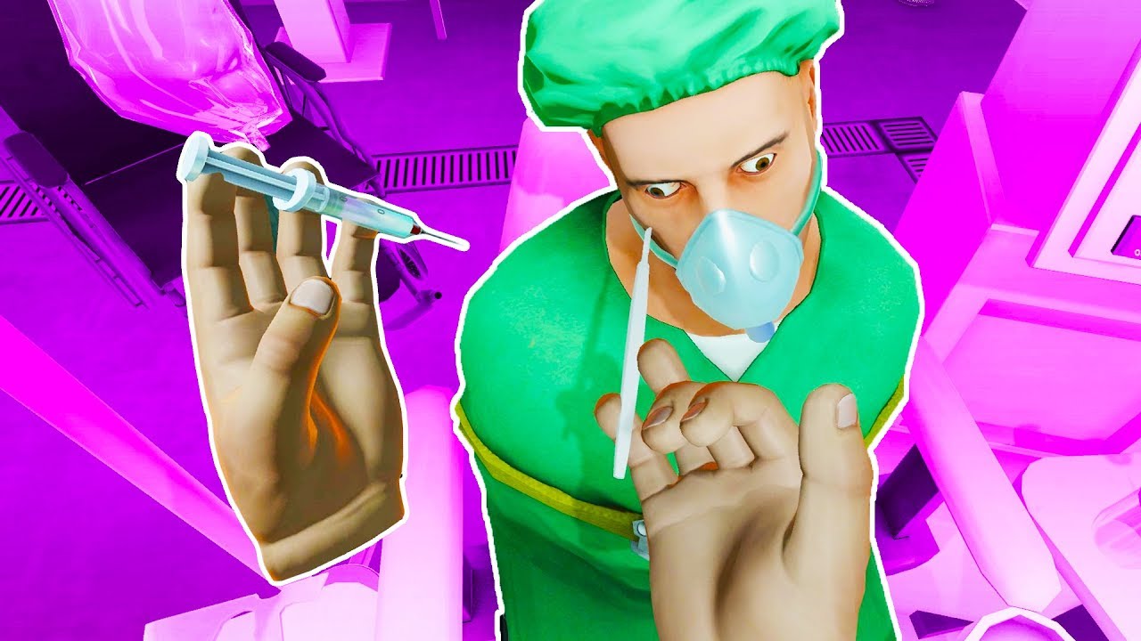 I STOLE MY PATIENT'S EYEBALLS in Surgeon Simulator VR! - YouTube