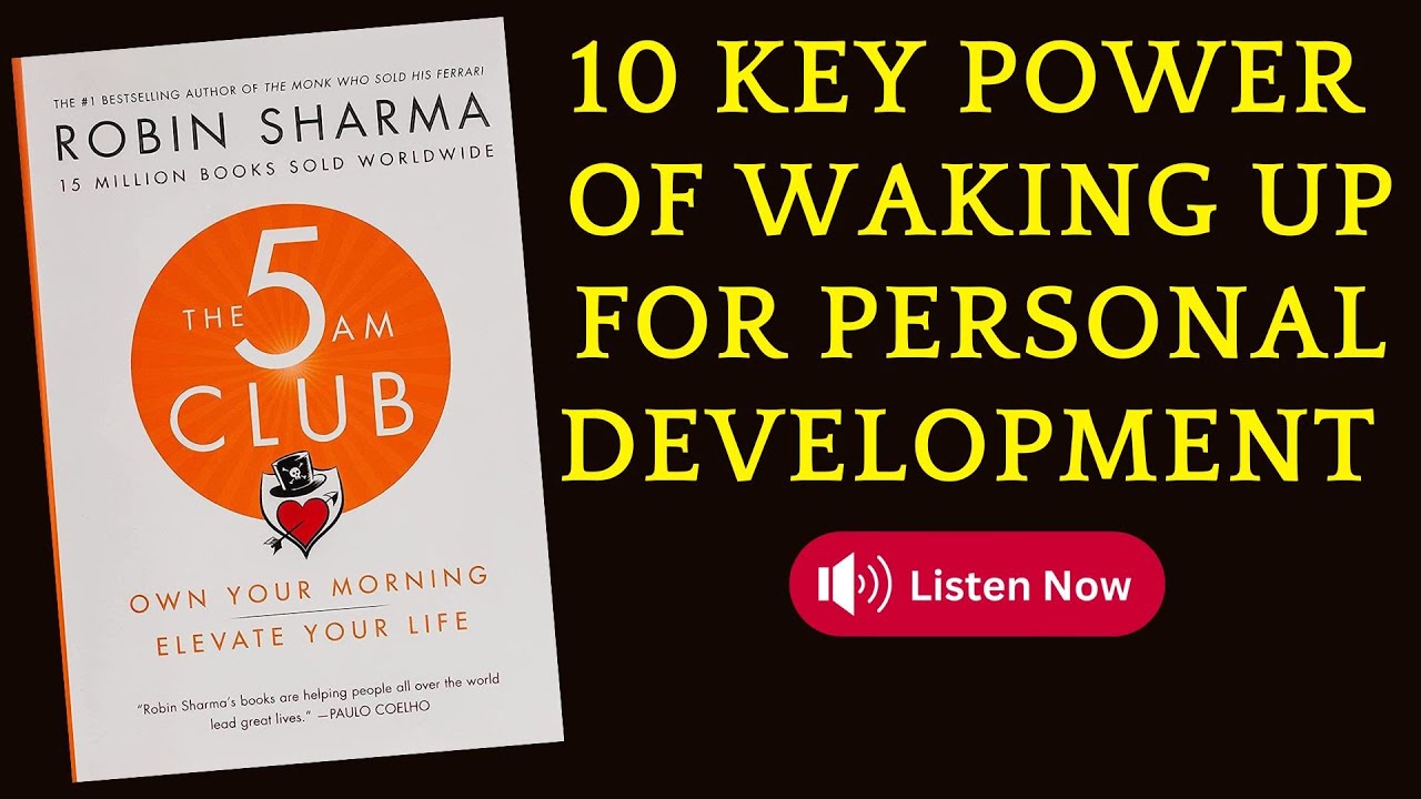 Top Motivational Expert Shares 10 Key Lessons from The 5AM Club - YouTube