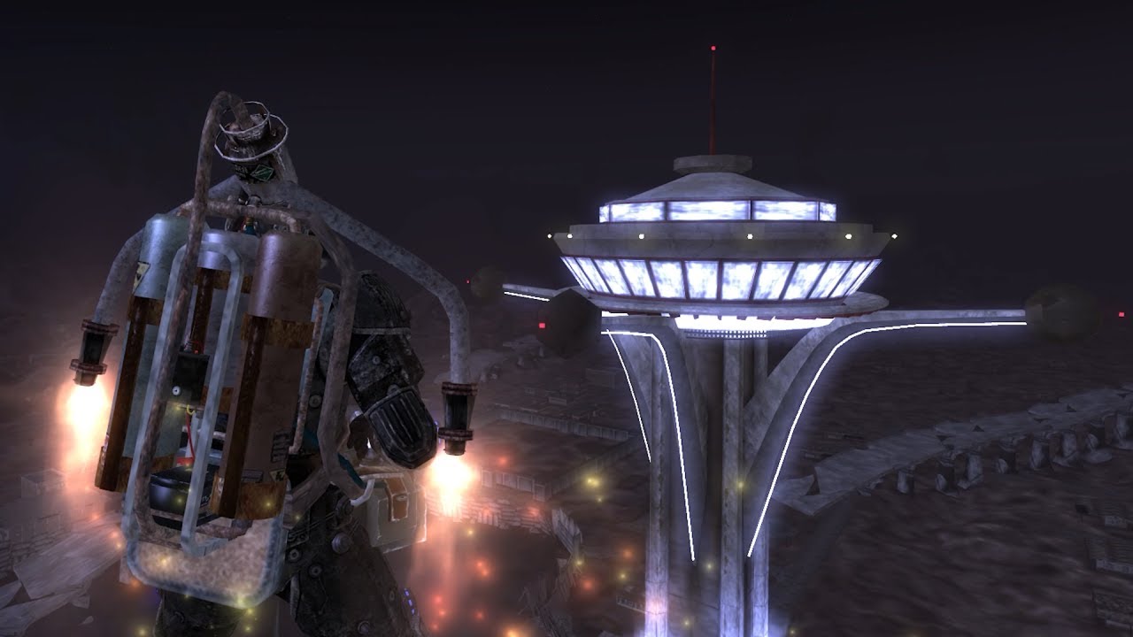 You Can Fly Jetpacks in Fallout New Vegas - YouTube