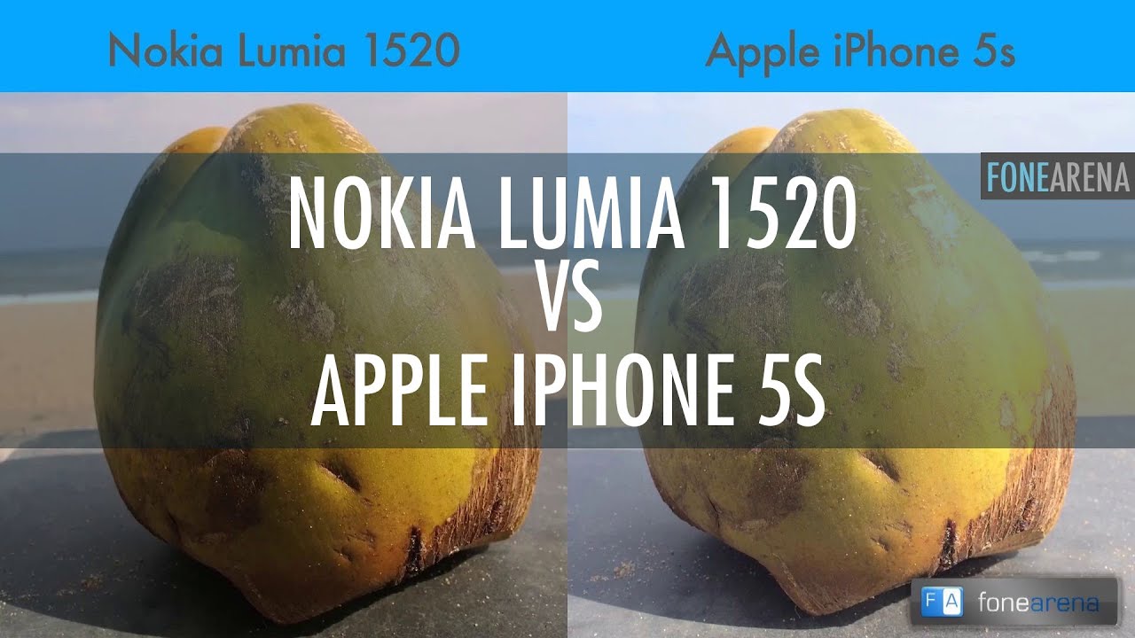 Nokia Lumia 1520 vs Apple iPhone 5s Camera Comparison - YouTube