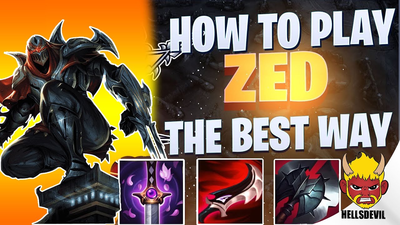 WILD RIFT | How To Play Zed The BEST Way! | Zed Gameplay | Guide ...