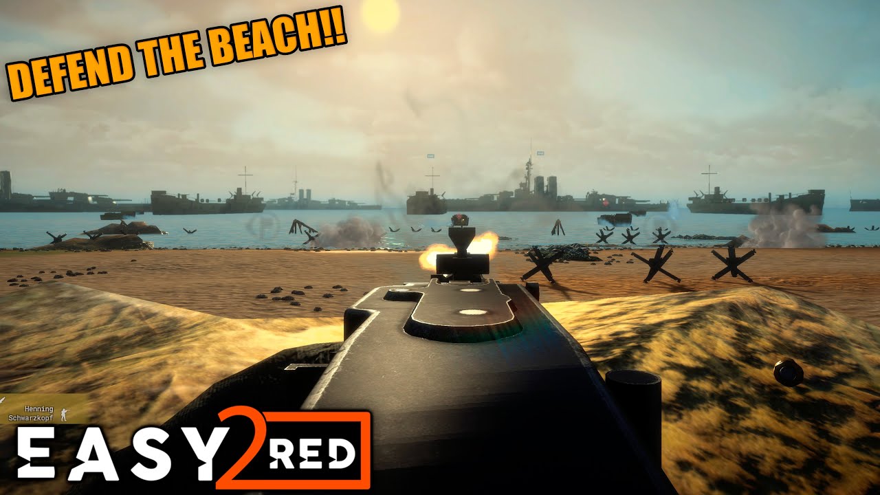 DEFEND THE BEACH!! | Easy Red 2 - YouTube