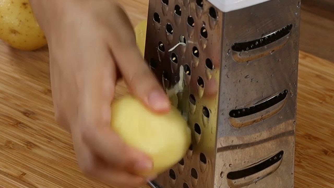 PATATAS RALLADAS. HAZ ESTA RECETA PARA TU DESAYUNO. - YouTube