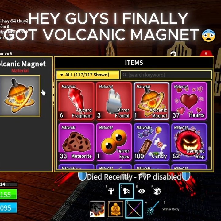 FINALLY GOT VOLCANIC MAGNET IN BLOX FRUITS😱🥶. #bloxfruits # ...