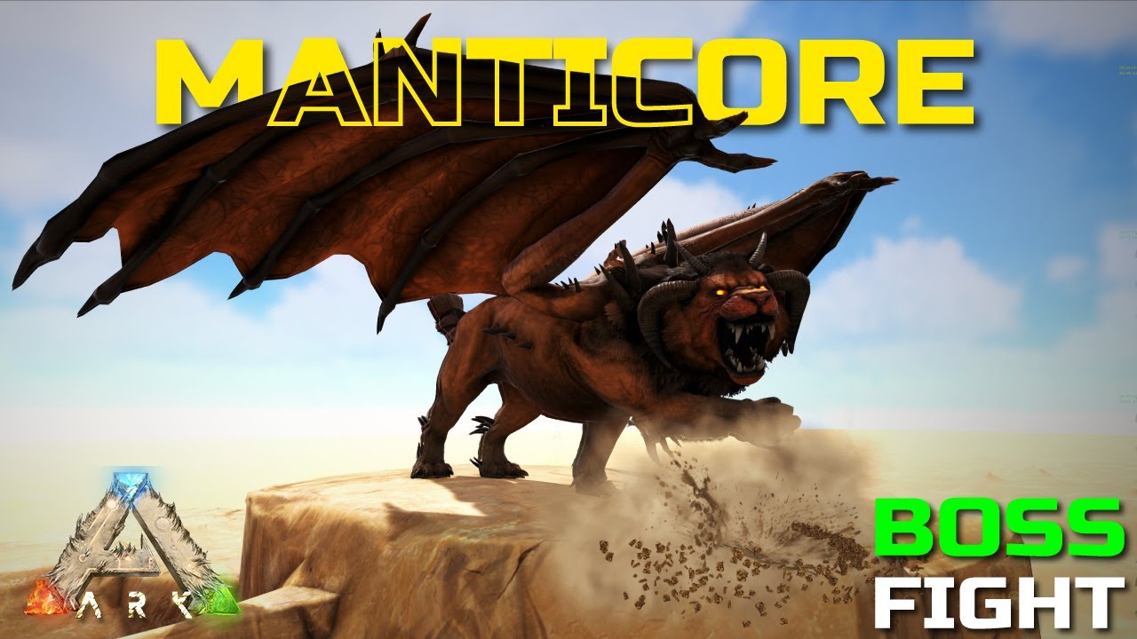 Manticore Boss Fight : ARK Ultimate Mobile Edition Tamil - YouTube
