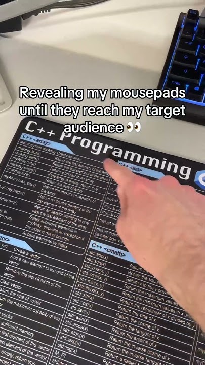 Have I reached my target audience yet? 👀 #coding #programming #computer #mousepad - YouTube