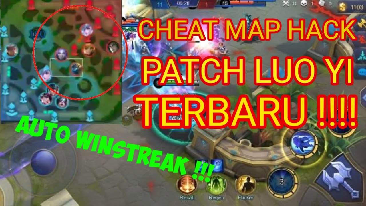 CHEAT MAP HACK ML TERBARU 2020 !!!! PATCH LUO YI !!!! - YouTube