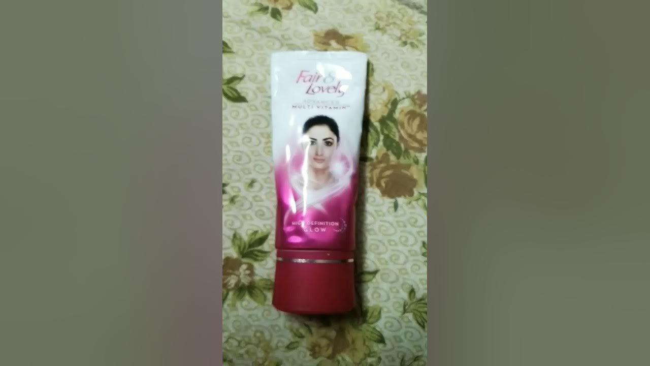 Fair and lovely advance multi vitamin rs-148 80g - YouTube