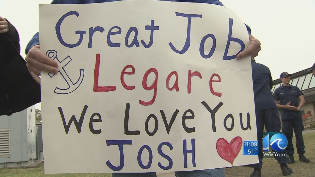 Coast Guard Cutter Legare homecoming - YouTube