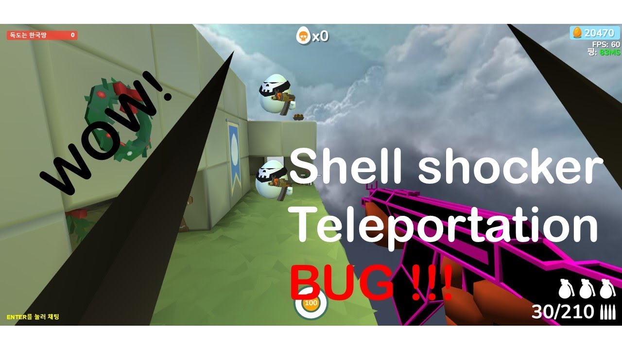 Shell Shcker Teleportation BUG?!쉘쇼커 순간이동 버그?!![Shell shock.io] - YouTube