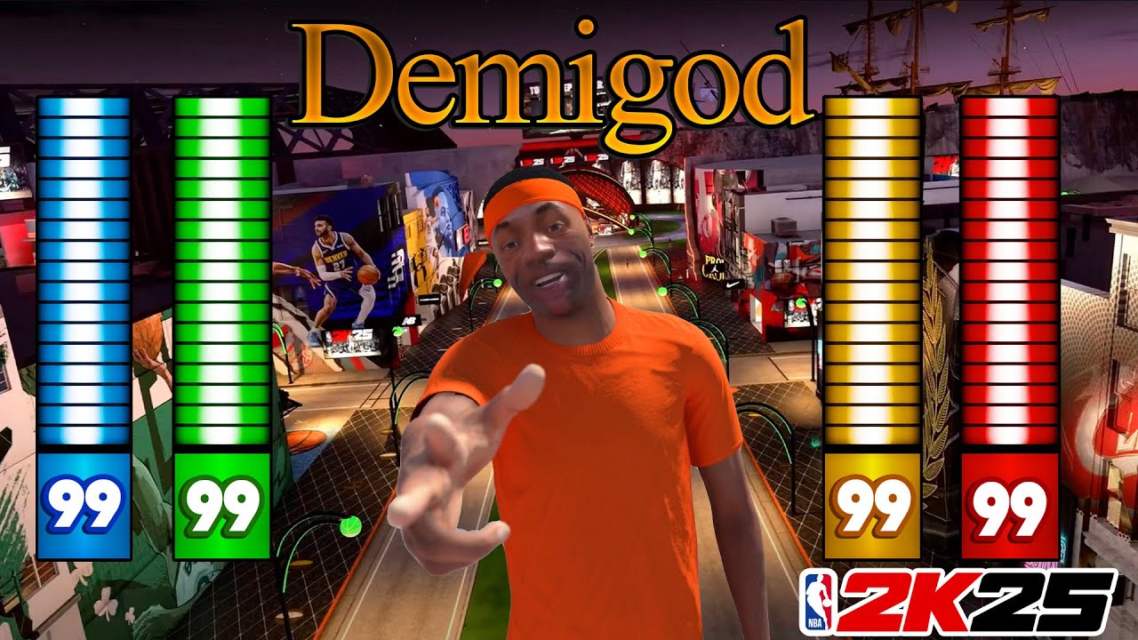 MY OFFICIAL DEMIGOD BUILD IS UNSTOPPABLE ON NBA 2K25 - YouTube