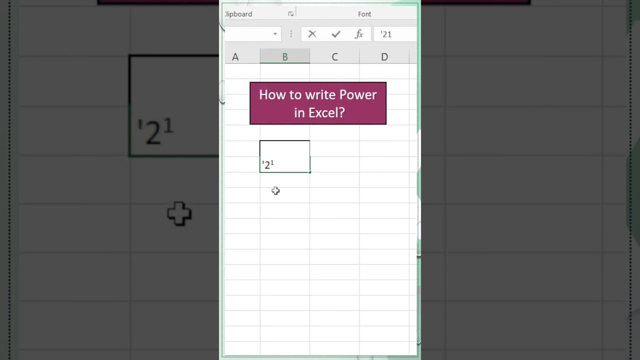 How To Write Power In Excel 59 Excel Trick shorts How To Write Power In Excel 59 Excel Trick shorts