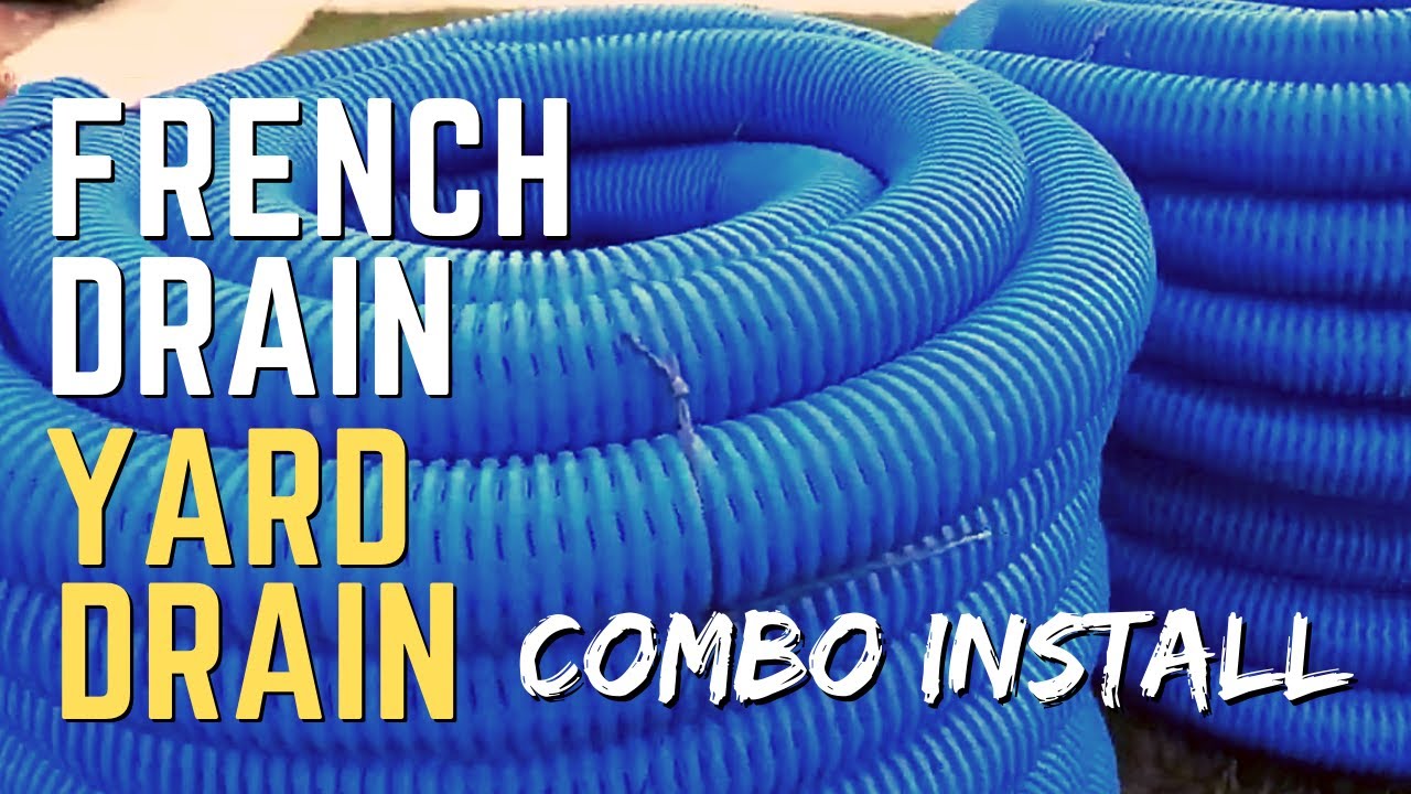 FRENCH DRAIN and YARD DRAIN COMBINED French Drain Man [ Watch Full ...