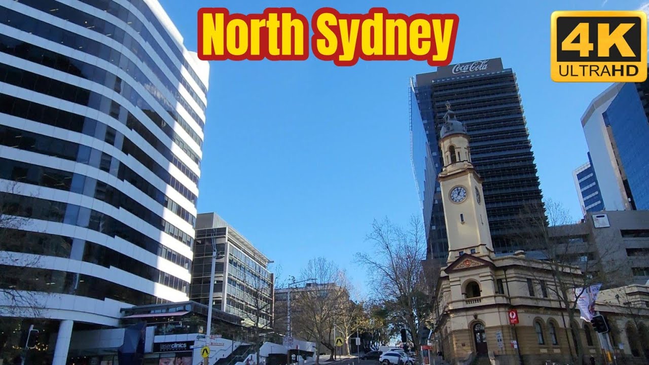 Sydney Walking Tour in North Sydney | 4k60fps | Sydney | Australia ...