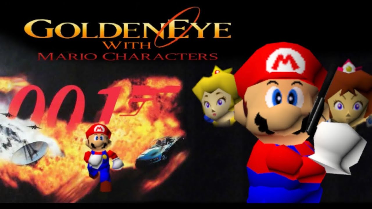 GoldenEye With Mario Characters - Full 00 Agent Playthrough - YouTube
