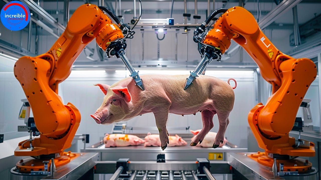 Increíbles procesos de producción con máquinas y personas modernas a ...