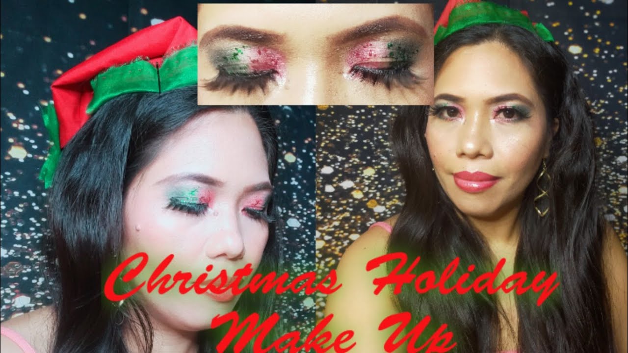 Christmas Holiday Make Up Tutorial| Regina's World - YouTube
