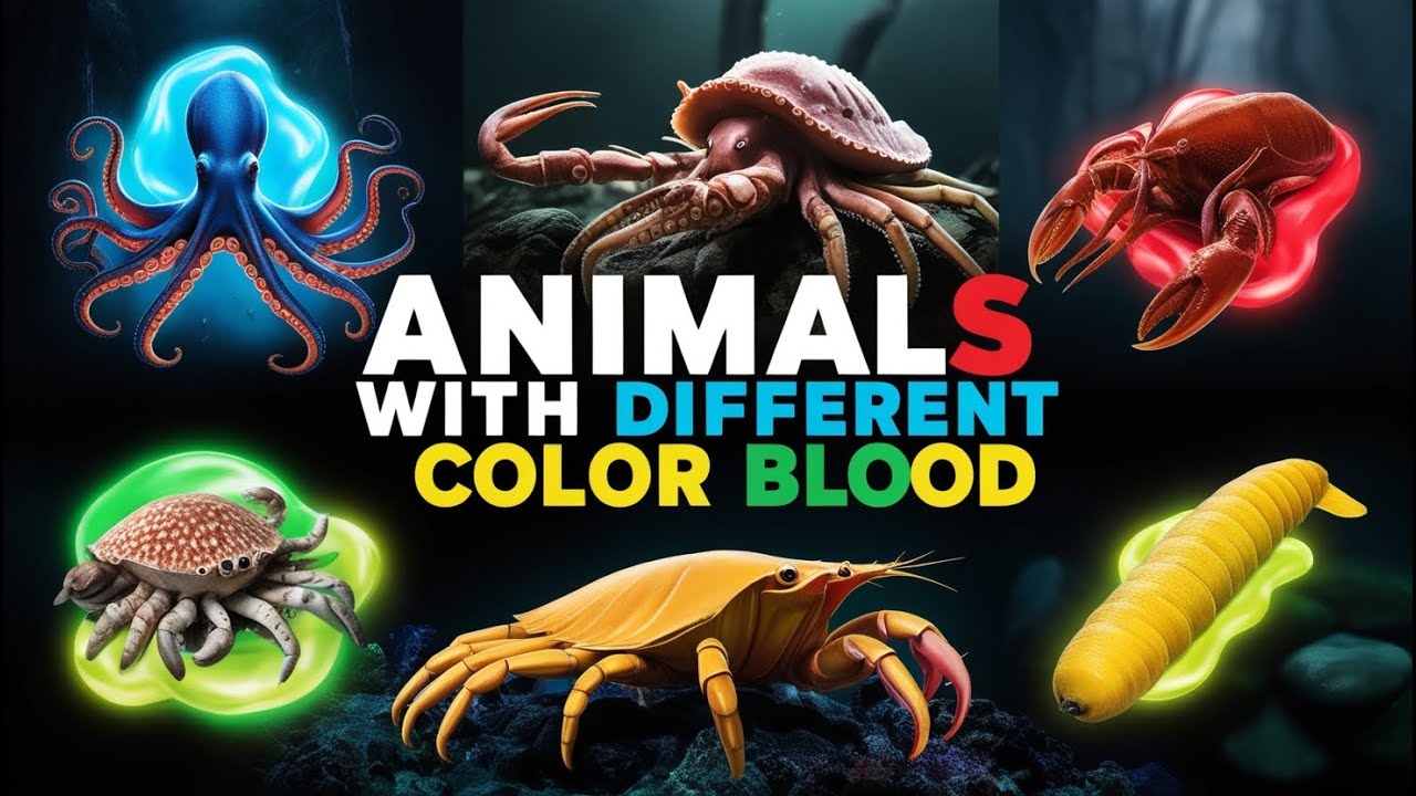Animals with Crazy Blood Colors You Won't Believe! 🌈Wild Animals with ...