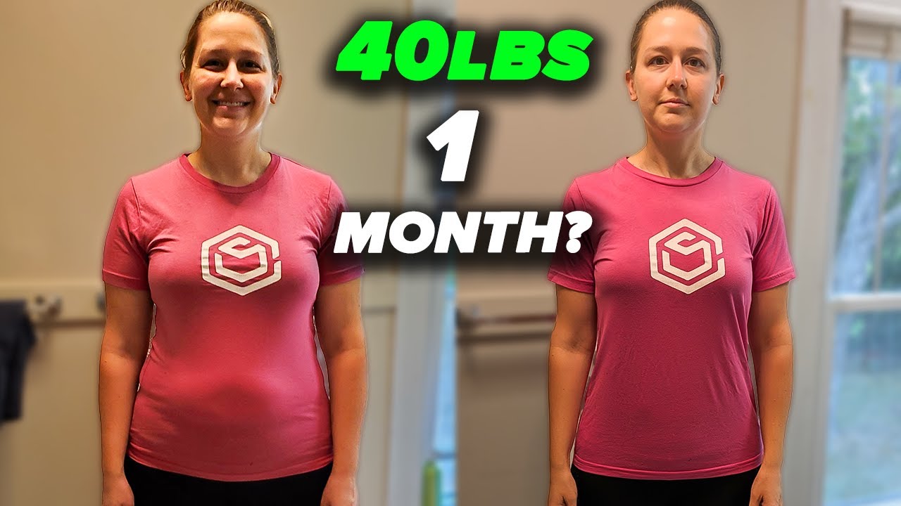 The FASTEST Way To Lose 40lbs - YouTube