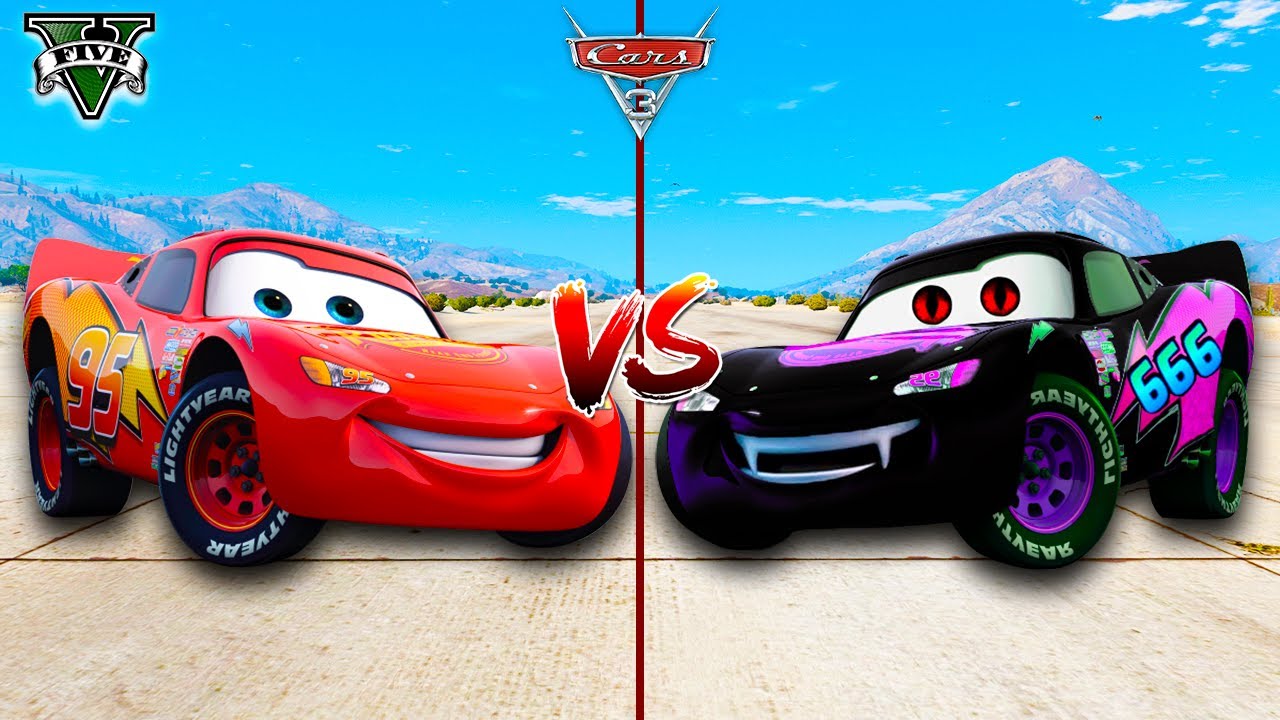 Lightning McQueen vs Evil McQueen Vampires - Who's the Champion - YouTube