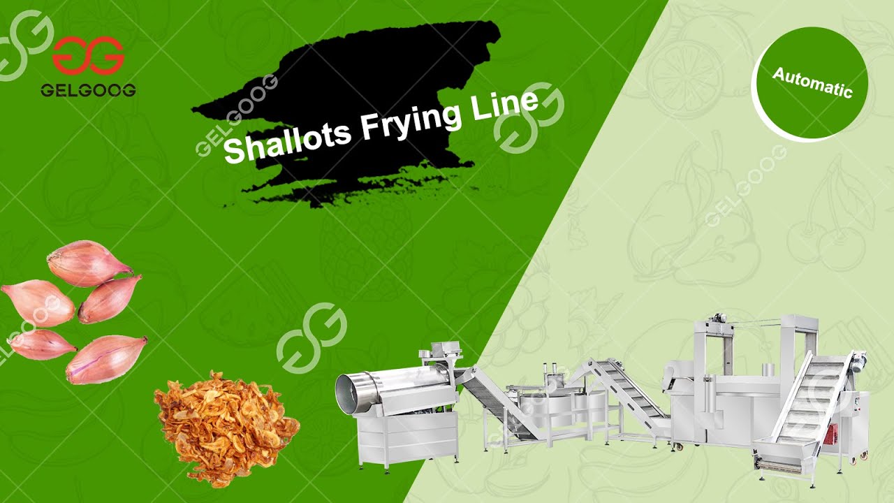 Shallots(Onions) Frying Line Wash ,Cut, Fry ,Season, Package - YouTube