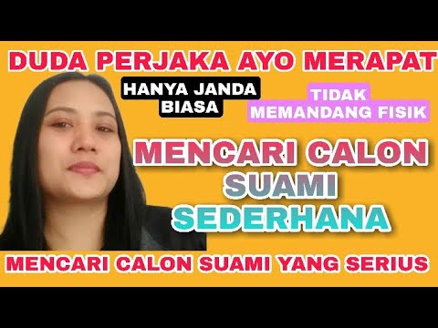 JANDA BIASA CARI CALON SUAMI YANG SEDERHANA