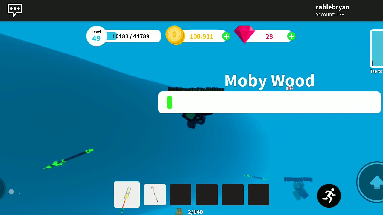 Killing the boss in fishing simulator - YouTube
