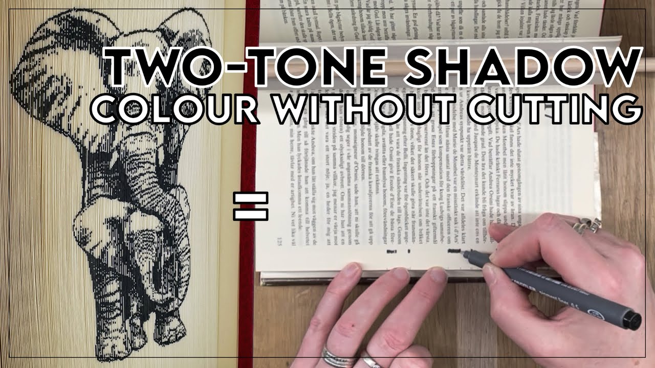 Two Tone Shadow - Colour without Cutting // Mark - Colour - Fold ...