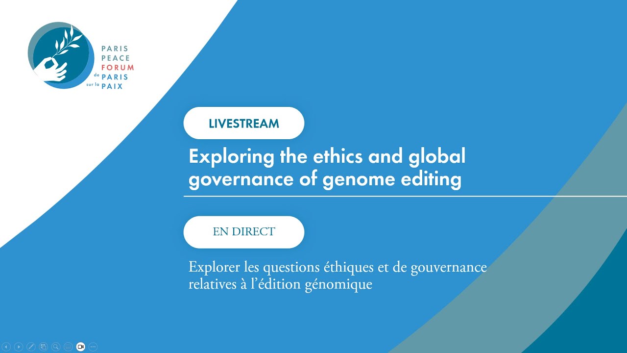 Exploring the ethics and global governance of genome editing - Go IT