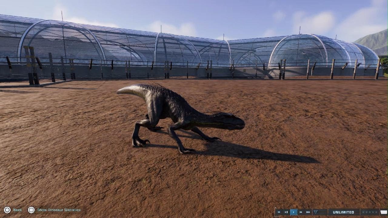Jurassic World Evolution 2 indoraptor medium carnivore kill animation ...