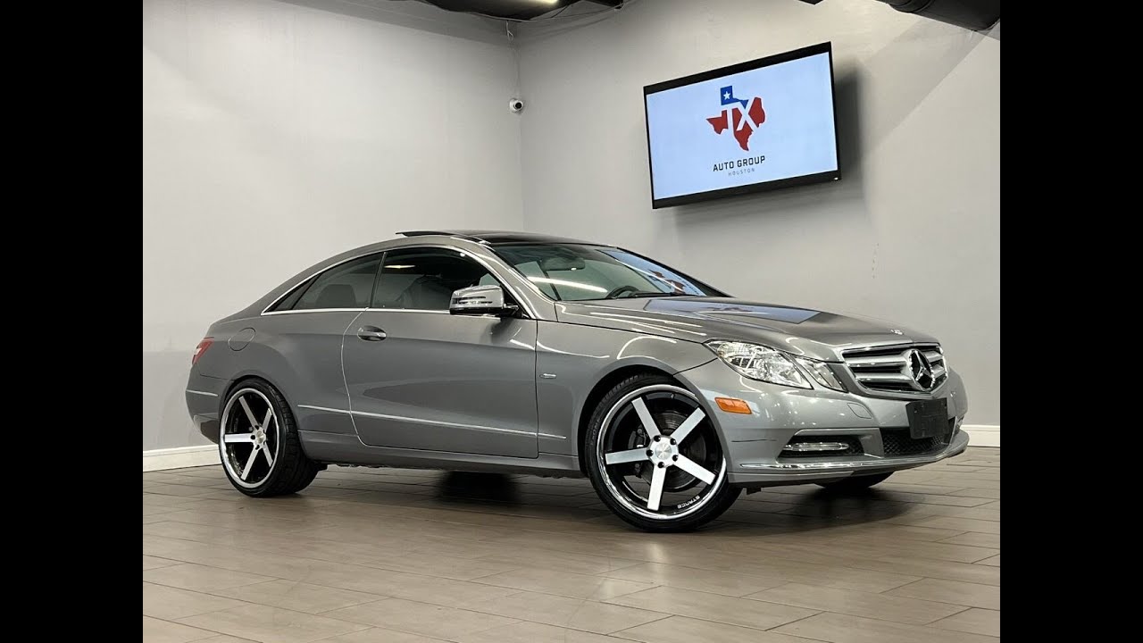 2012 MERCEDES Benz E Class E350 Coupe RWD Luxury Sport 302HP 3.5L V6 ...
