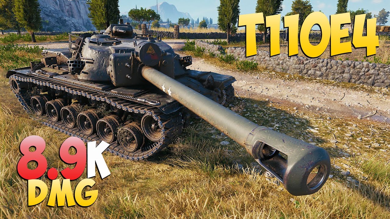 T110E4 - 6 Kills 8.9K DMG - Meat! - World Of Tanks - YouTube