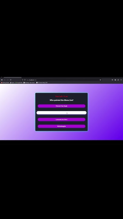 🎯 React Quiz! Test your knowledge with this fast, animated quiz built ...