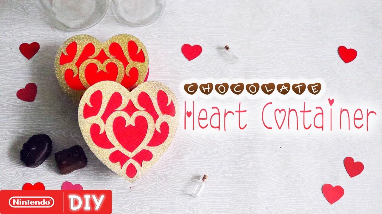 Make a Chocolate Heart Container Box from The Legend of Zelda ...